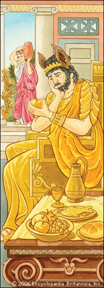 mirando hacia atrás: El rey Midas entre Apolo y Marsias